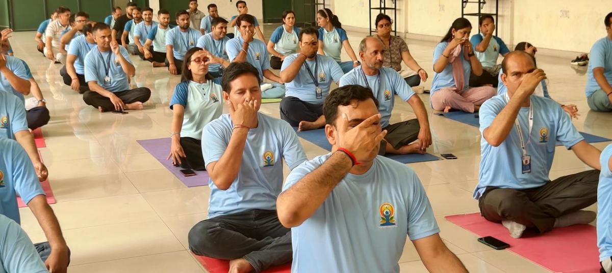 Monad University Celebrate International Yoga Day | Monad University
